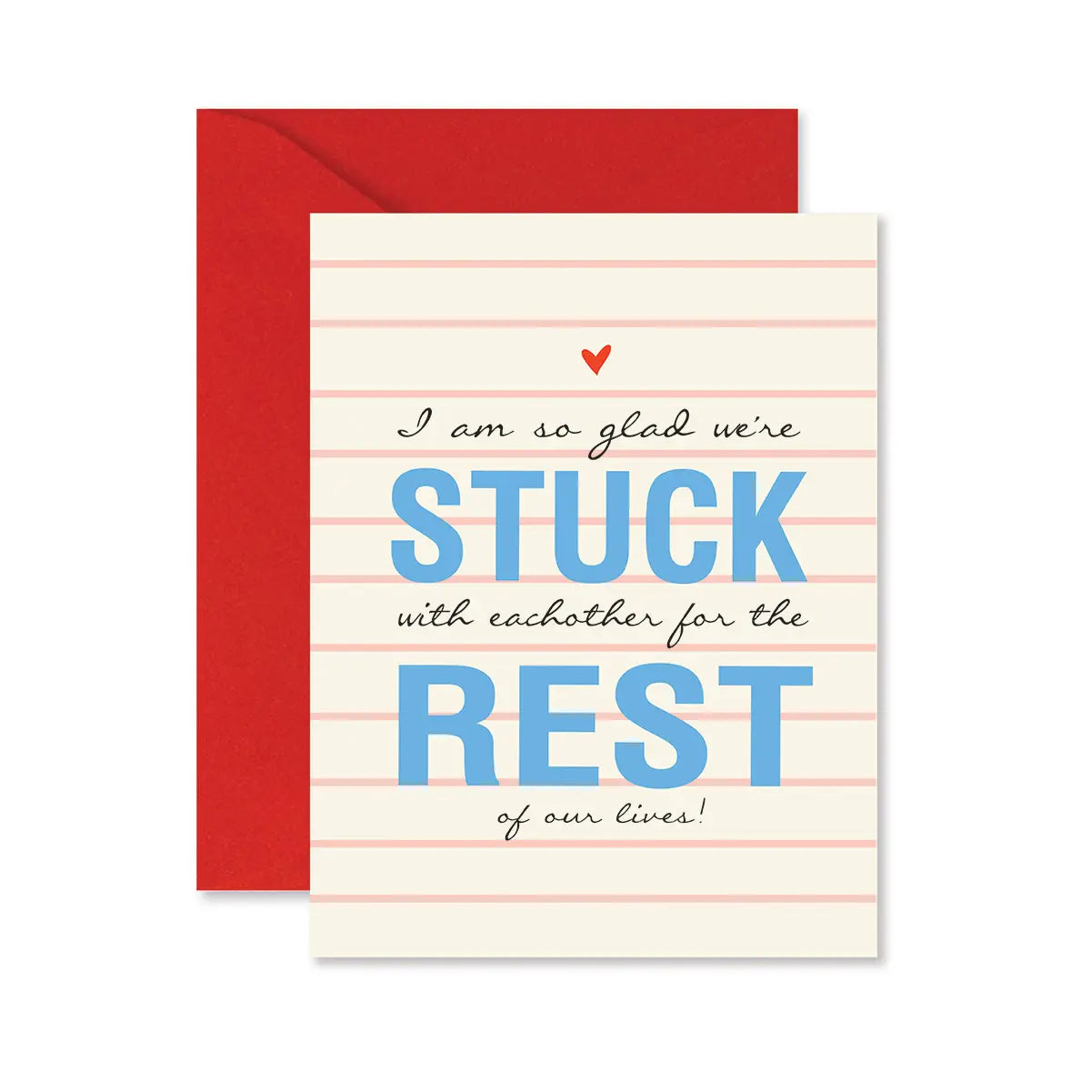 Stuck with You Card – On Paper