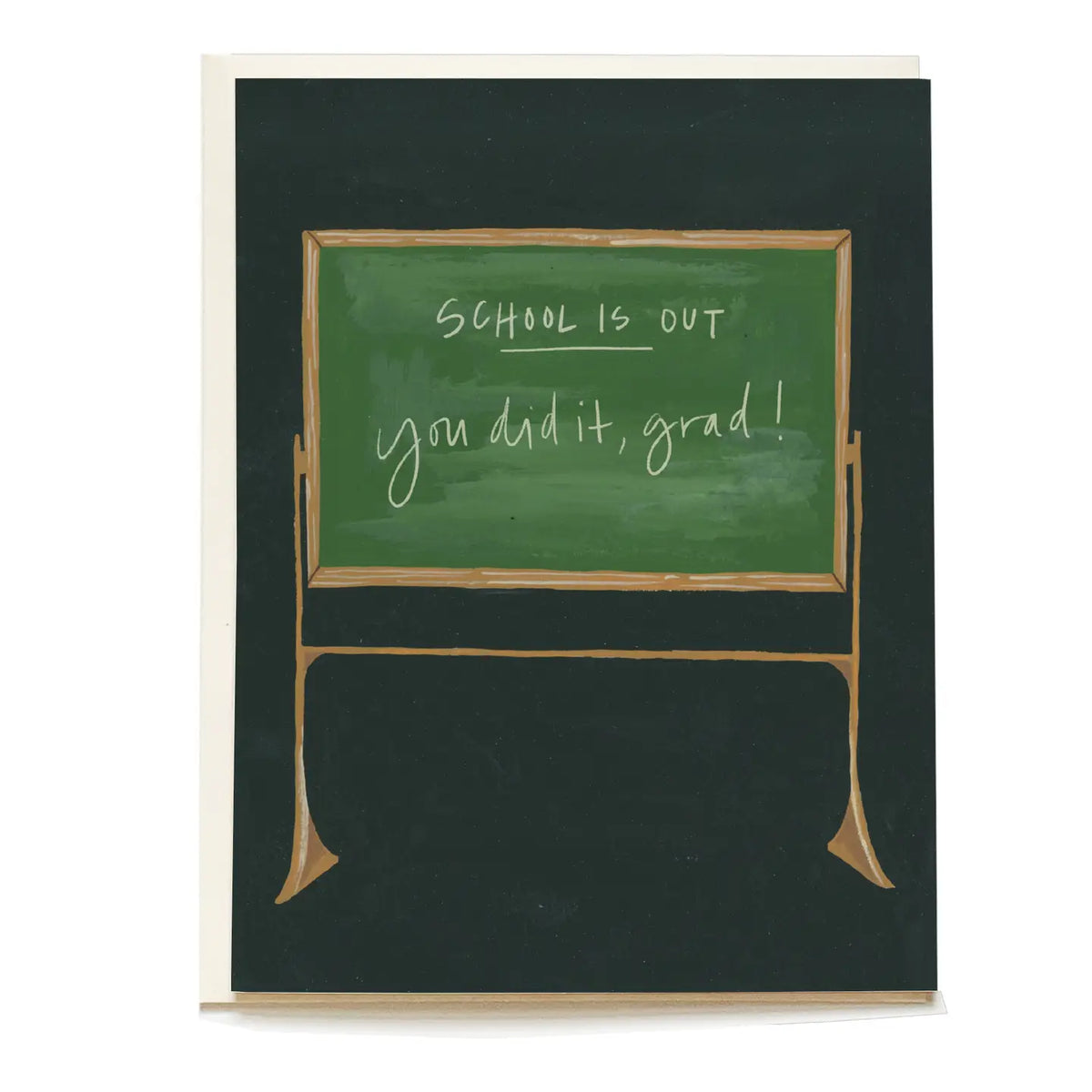 School's Out Graduation Greeting Card – On Paper